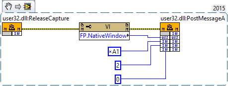 Creating a Flat UI Titlebar in LabVIEW (draggable window without a native titlebar)